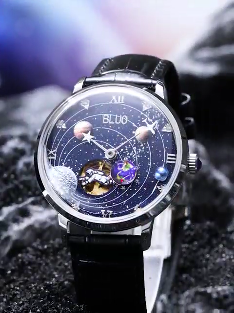 Luxury Moon Space Explore Watch - Men's Stainless Steel