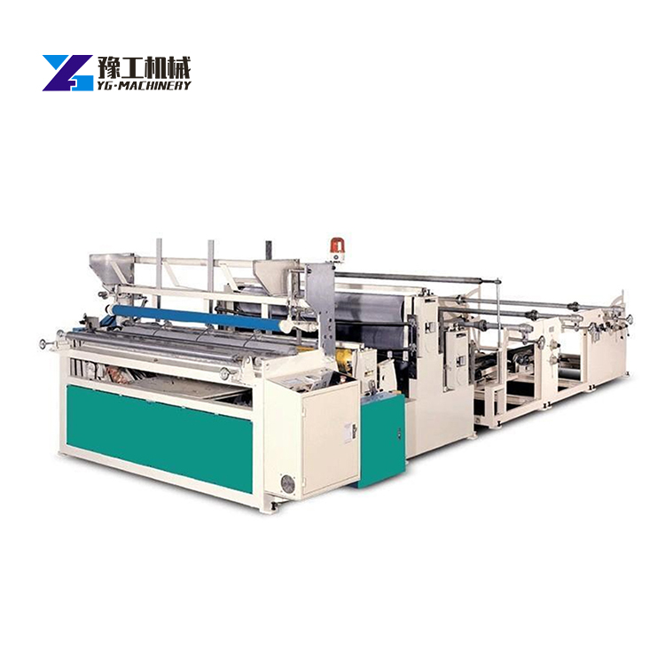 Fully automatic roll toilet paper and kitchen paper production line ...