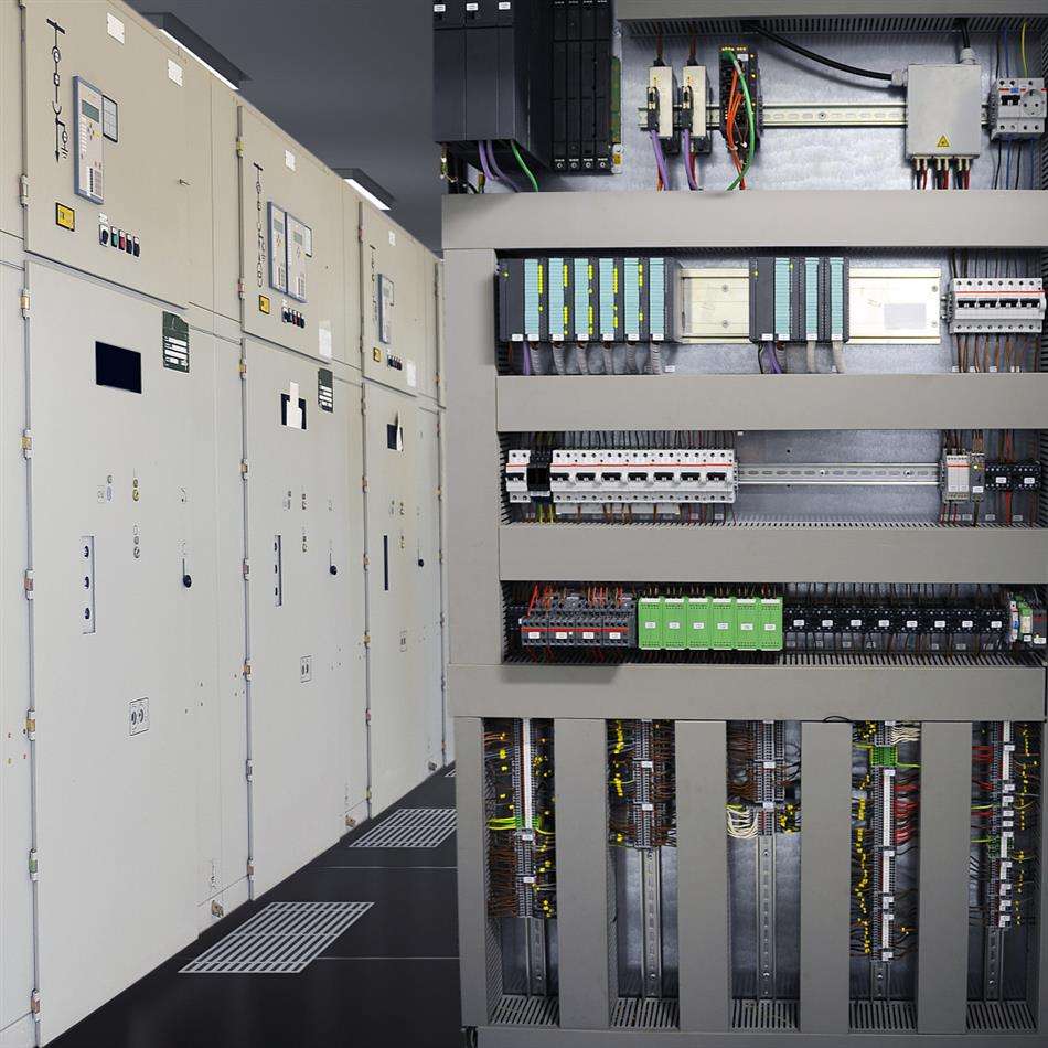 PLC Control Panel High Precision Temp Control 630A IP55 LV Switchgear ...