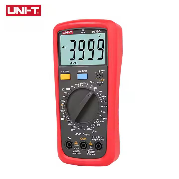 UNI-T Digital Multimeter UT39A+ Manual Range Electrician Multimetro ...