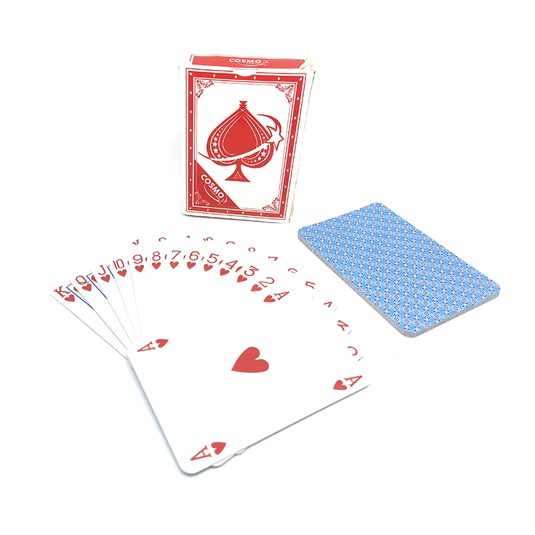 Printable Customized 280gsm Blue Core 300 Gsm Poker Paper Playing Cards ...