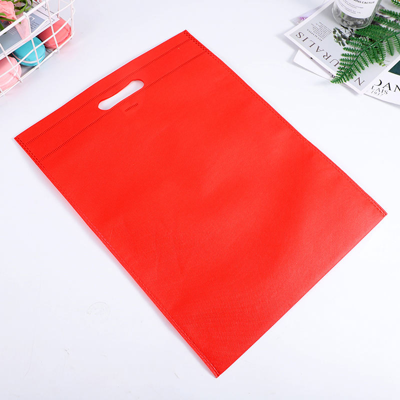 Custom Logo Eco Friendly Reusable Non Woven Tote Shopping Bag Die Cut ...
