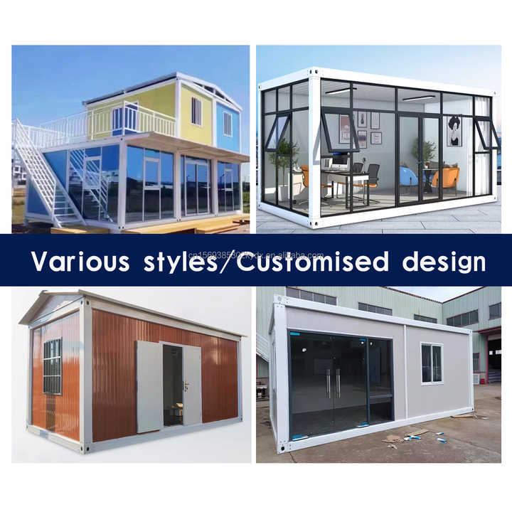20ft Expandable Prefab House Wooden Prefab House Luxury Modular Small ...
