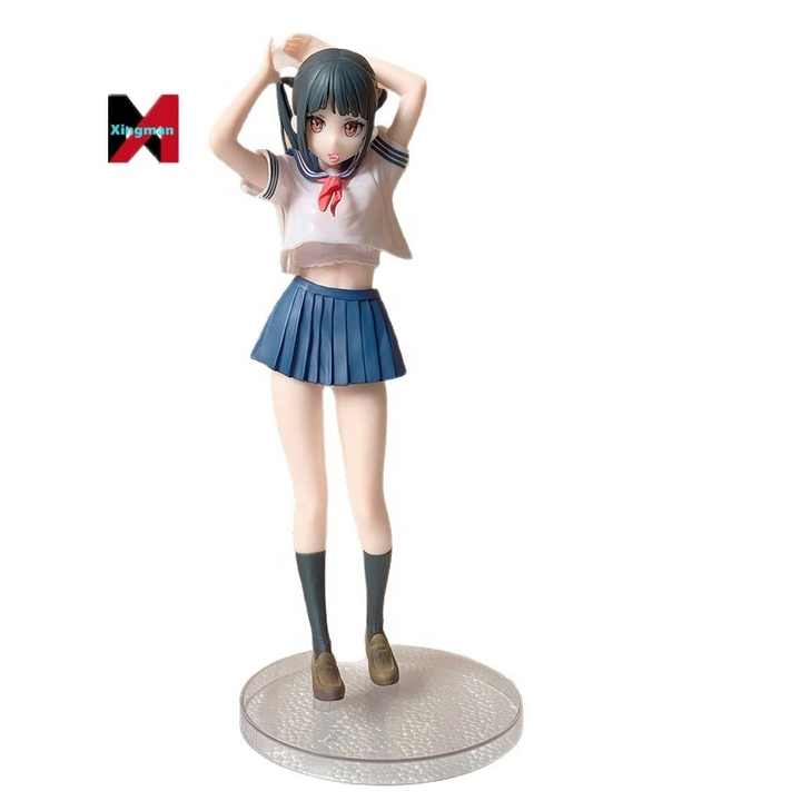 30cm Anime Sexy Girl JK Kawaii Dress Standing Posture Figure PVC Model ...