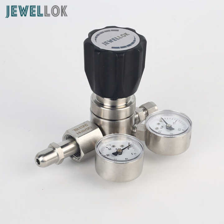 ISO Certified High Purity SS316L Cylinder Single Stage Pressure ...