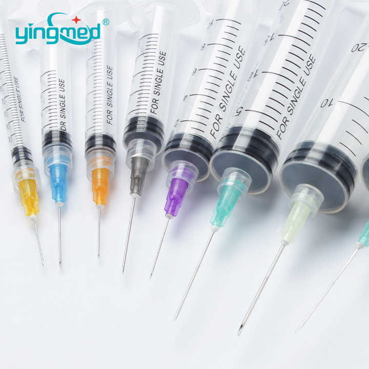 Disposable Plastic Luer Lock Syringes with Needle 1ml 3 Ml 5ml 10ml 20ml 60ml Syringe| Alibaba.com