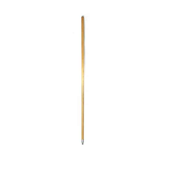 60/70inch Pine Wood Broom Handle Rod With Threaded Metal Tip Natural ...