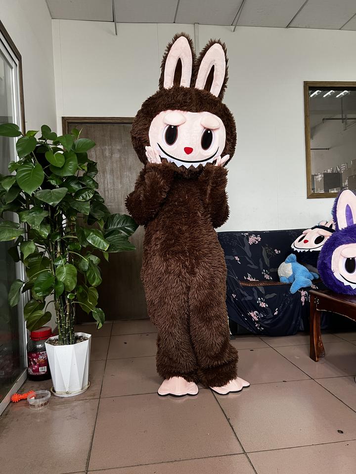 LABUBU Zimomo Cartoon Character Halloween Adult Unisex Animal Costume ...