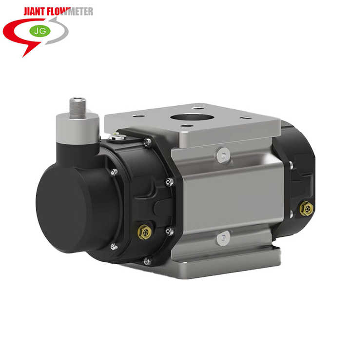 JIANT Gas Roots flowmeter flange connection RS485 4-20mA Gas waist wheel flowmeter with display ...