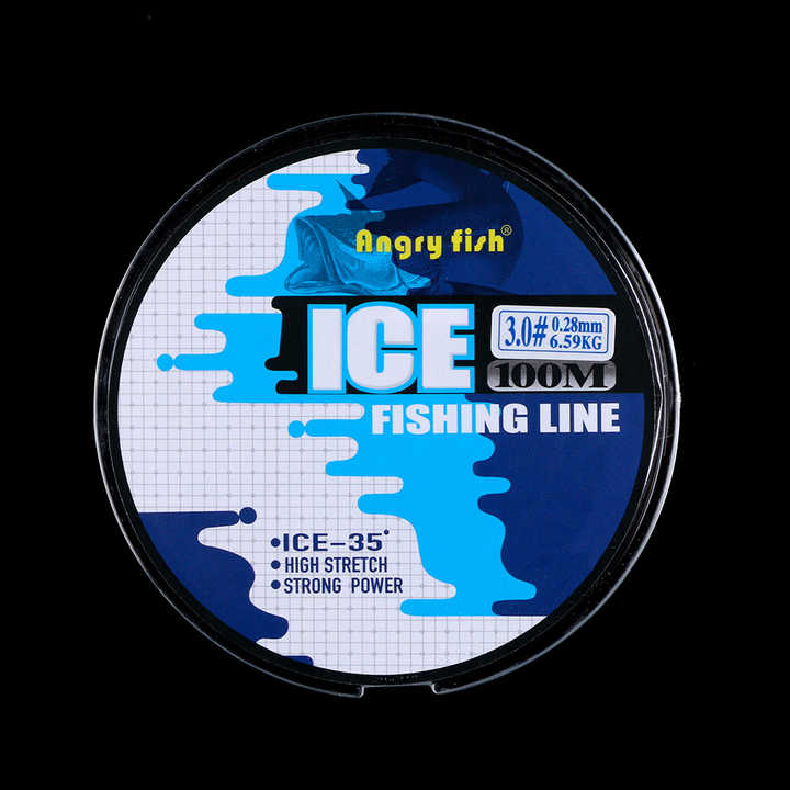 Angryfish Custom 100m Monofilament Nylon Ice Fishing Line for Stream ...