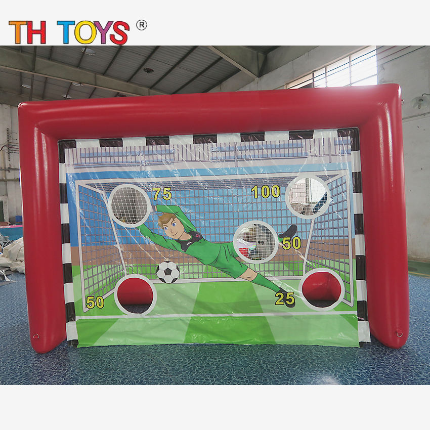 Interactive Inflatable Football Soccer Toss Game - Free Shipping