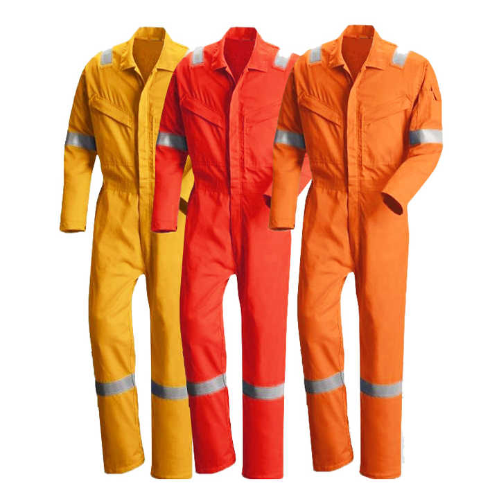 Reflective Fr Security Fireproof Antistatic Labour Coveralls for Oil ...