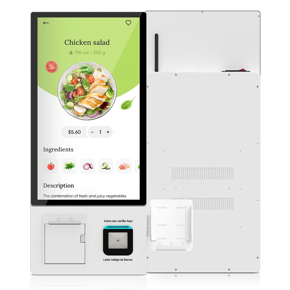 Self Service Wall Interactive Kiosks for Restaurants