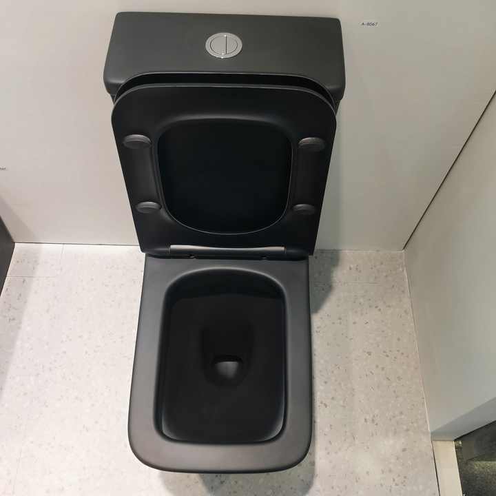 Modern Sanitary Ware WC Square Toilet Set Bathroom Toilet Bowl Two ...