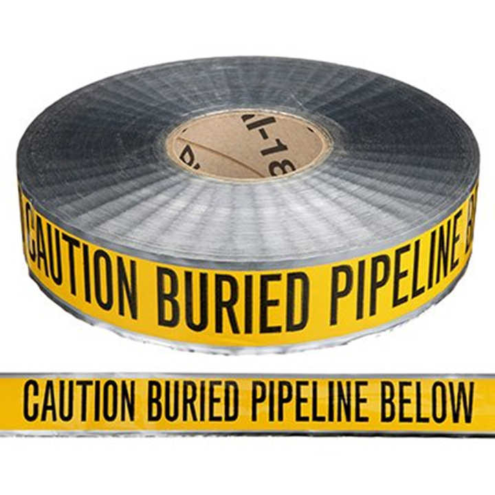 Underground Detective Aluminium Foil Type Warning Barrier Tape Caution ...
