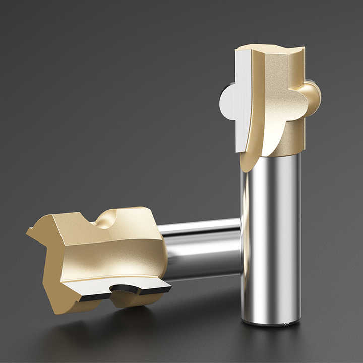Tideway Solid Half Tenon Router Bits Woodworking CNC Milling Cutter for ...