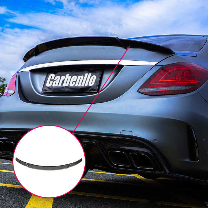 Car Body Kit Real Carbon Fiber Spoiler for Mercedes-Benz AMG C43 W205 ...