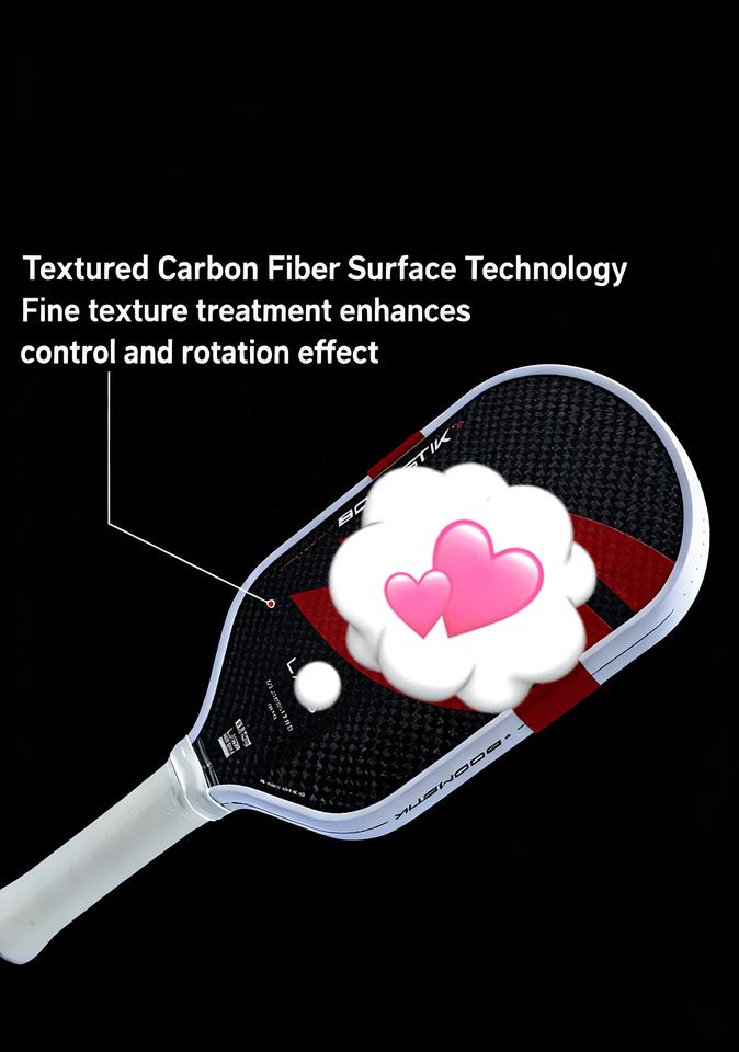 Boomstick Elongated USAPA Approved Pickleball Paddle - Carbon Fiber ...