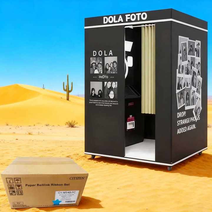 Printer Paper Photo Booth Selfie Kiosk Enclosure Automatic Camera ...