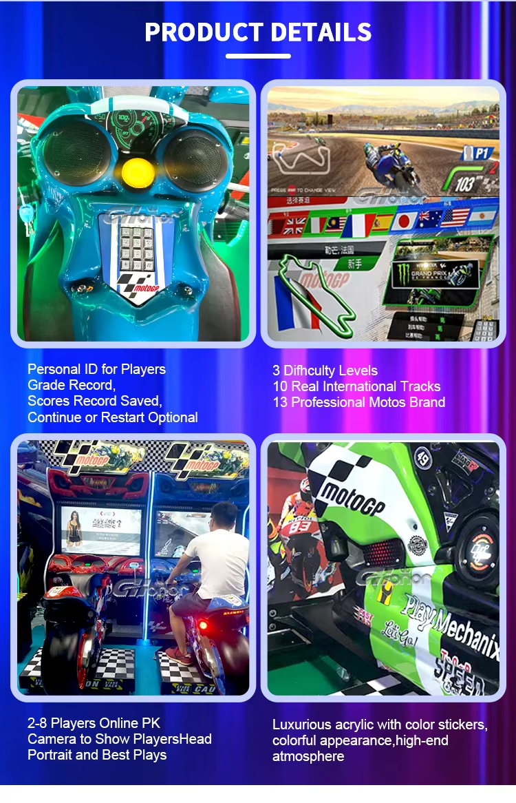 Motorcycle Simulator - VR Racing Game for Amusement Park