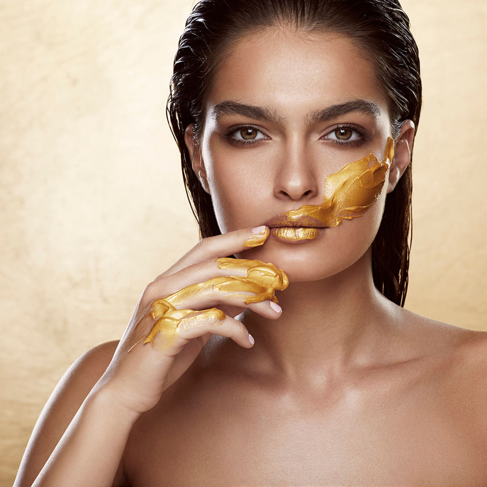24K Gold Mud Face Mask Pure Natural Anti-Aging Skin Whitening Wrinkle ...