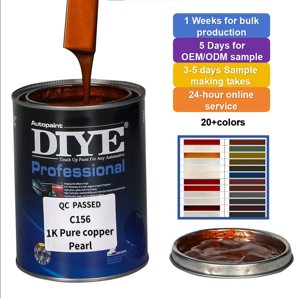 DIYE Removable Environment-Friendly Spray Paint for Car-1K Pure Copper ...