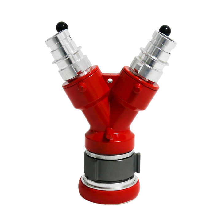SLfire High-Pressure Fire Hose Manifold Splitter with Dual Valves for ...