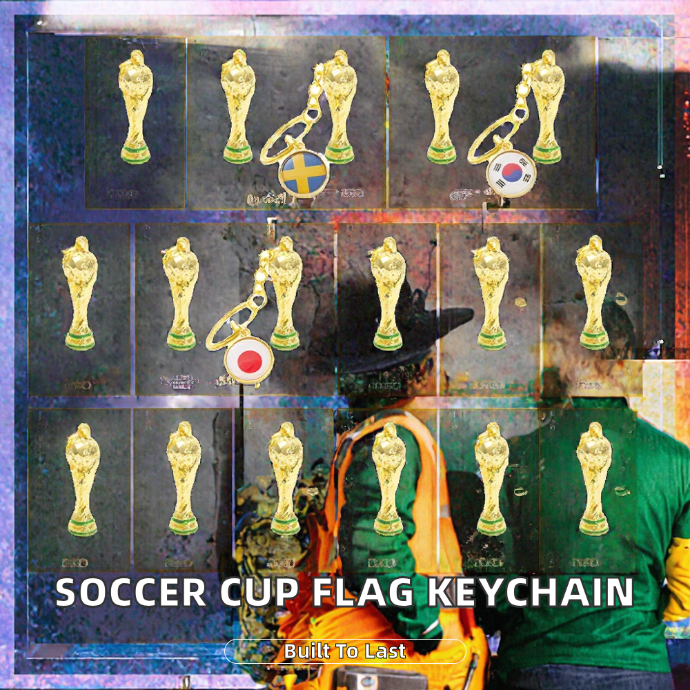 Buy In Bulk Brazil Football Keychains Eco-Friendly & Multifunctional ...