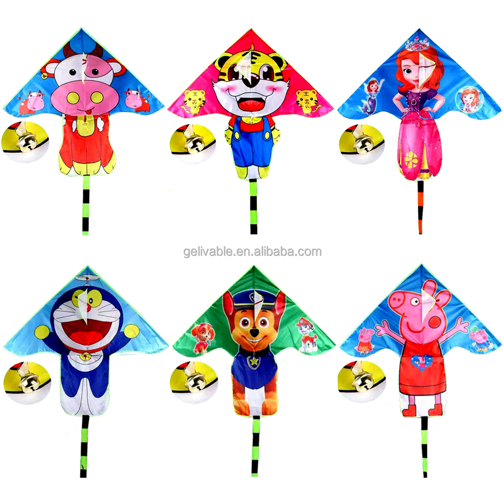 New Design Cartoon Custom Outdoor Flying Kitty Cat Kite with Handle ...