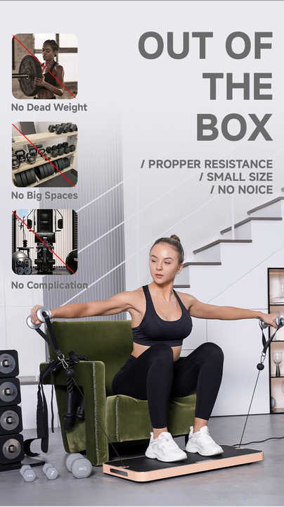 Multi Function Smart Home Gym: AI-Powered Cable Equipment for Strength ...
