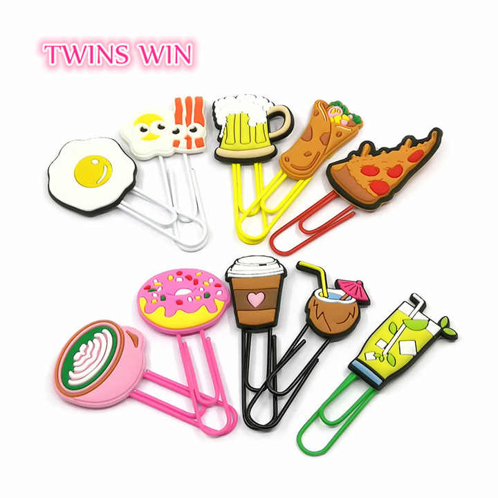 OEM Pvc Bookmarks Cute Cartoon Book Accessories Paper Metal Clip Custom ...