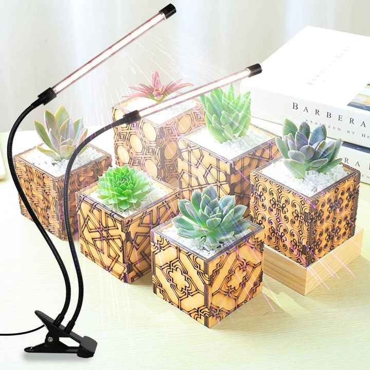 New Adjustable Desktop Clip Grow Lights USB Full Spectrum Plant Growth ...