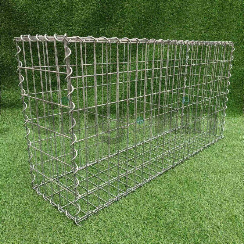 Durable 1x1x1m Gabion Wire Mesh Basket Box for Stone Fences