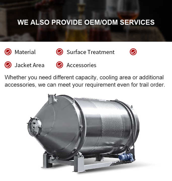 Custom Rotary Wine Fermenters - High Productivity Solutions