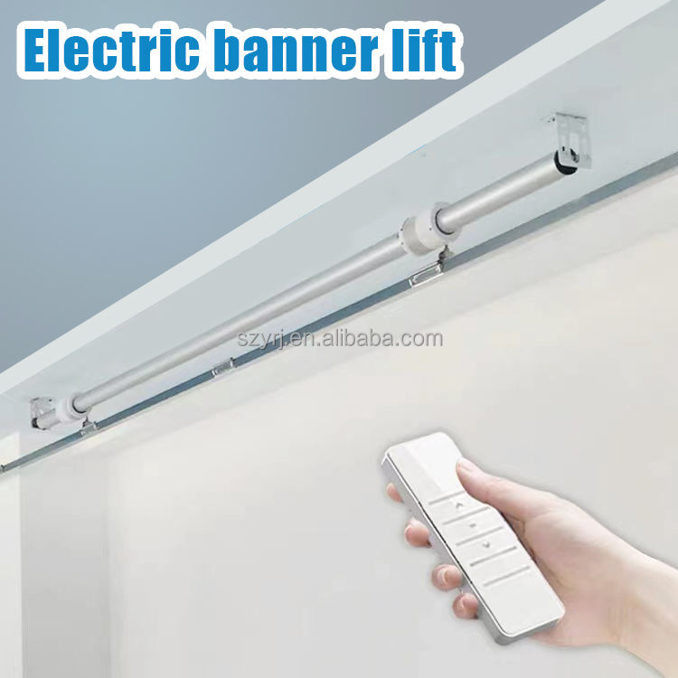 Banner and Display Lifting Systems Automatic Banner Lifter Banner Hoist ...