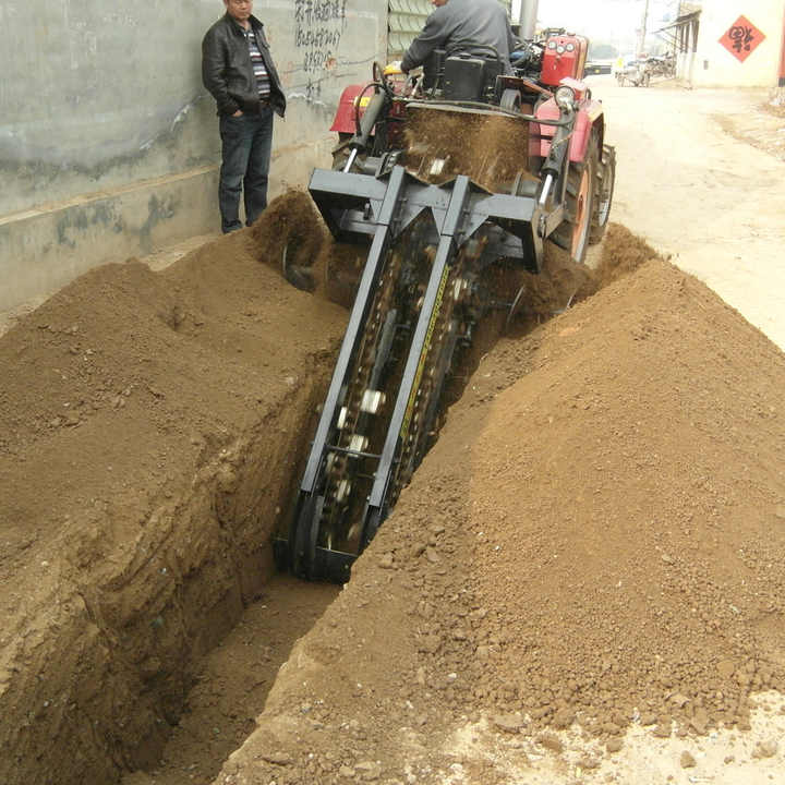 Ditching Trencher Chain Trencher Trencher Machine - High Efficiency