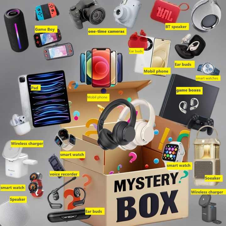 MysteryBox Gadgets Embalaje Caja de regalo Mystery Surprise Cajas de papel Mystery Box 20 ...