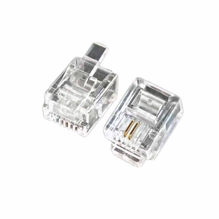 Manufacturer Direct RJ11 6P2C Telephone Cable Plug Crystal Head RJ11 ...