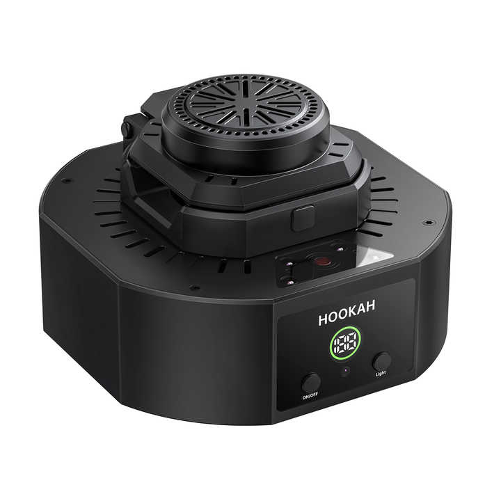 Electric Shisha Head Temperature Adjustable Electronic Hookah Bowl No Charcoal Heating Portable ...