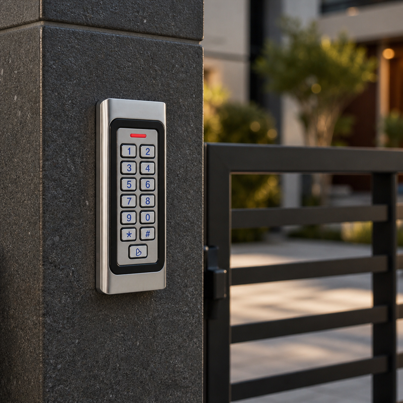 Metal Case Standalone Access Control With Keypad RFID Reader IP67 ...
