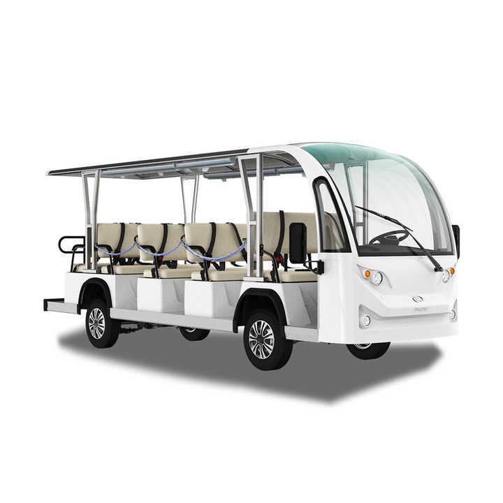 14-seater Open Electric Sightseeing Car Shuttle Busoff Road Approved ...