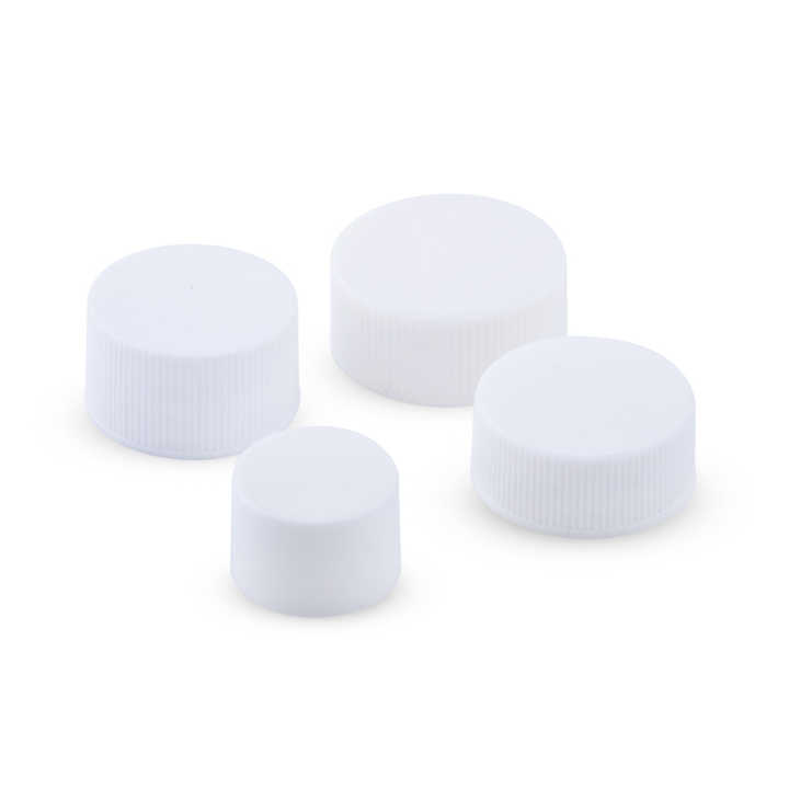 Wholesale Various Sizes White Plastic Bottle Screw Caps 20mm 24mm 28mm 30mm Custom Ordered ...