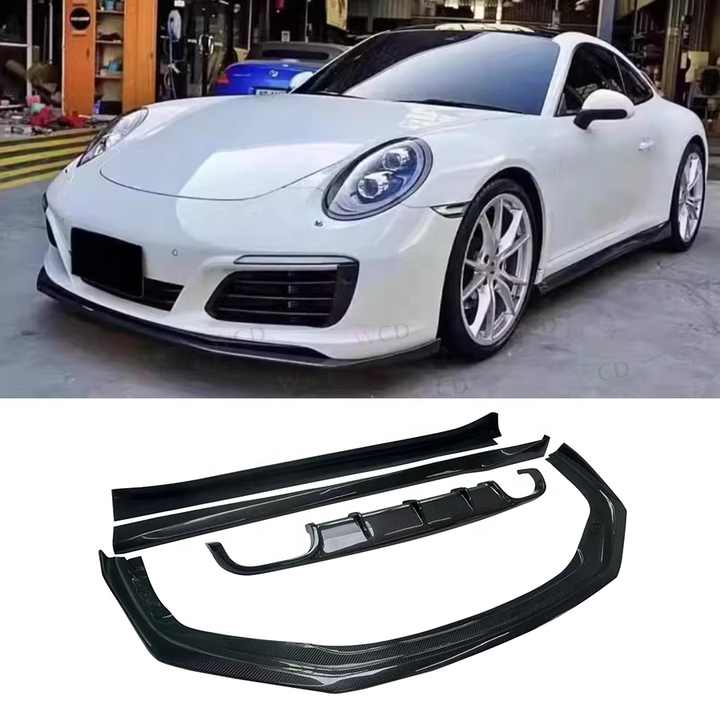 991 Carbon Fiber Bodykit for Porsche 911 911.1 Front Bumper Lip Rear ...