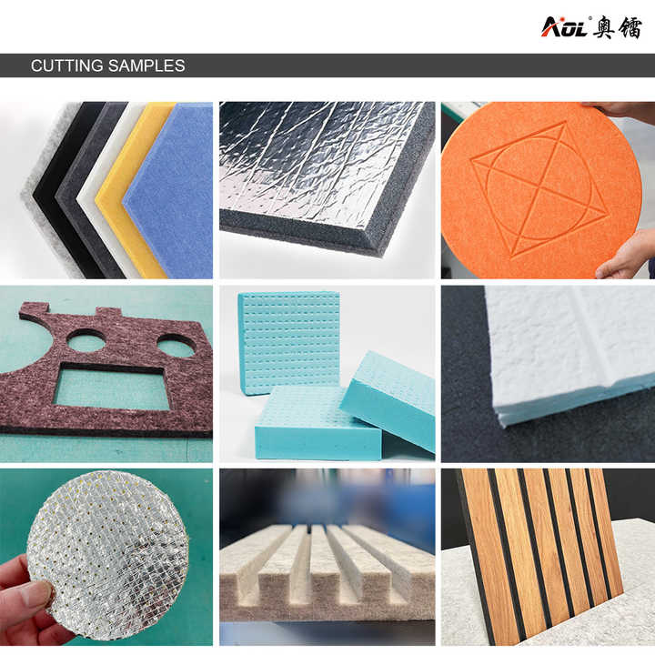 AOL 1625 Cnc Oscillating Knife V-cut Acoustic Foam Panels Gasket Carbon ...
