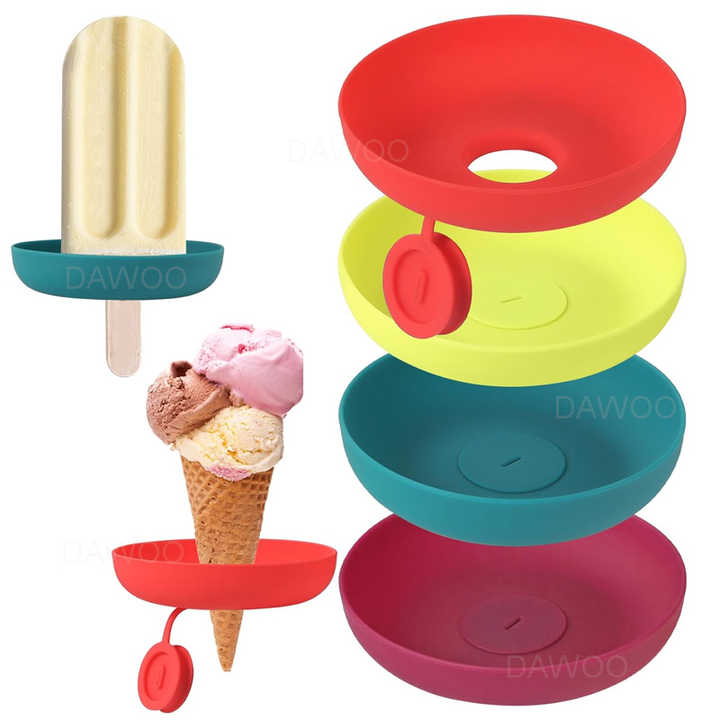 Dawoo Silicone Ice Cream Holder - Drip-Free & Eco-friendly