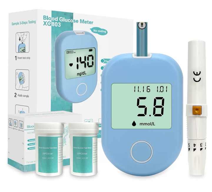 Vet ZY-BGM1 Safe-Accu Blood Sugar Monitor Glucose Monitor Glucometro ...