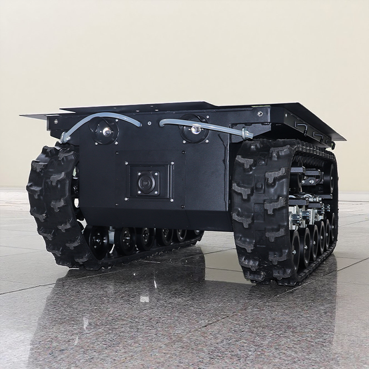600kg Payload Remote Control Crawler Robot Rubber Track Carrier ...