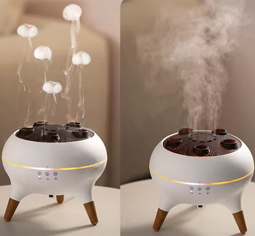 Innovative Flame Color Room Humidifiers with Essential Oil