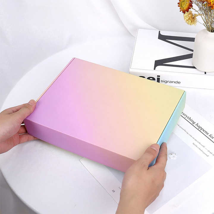 Y790 Wholesale Cardboard Printing Colors Corrugated Mailer Packaging Boxes Customized Postage ...