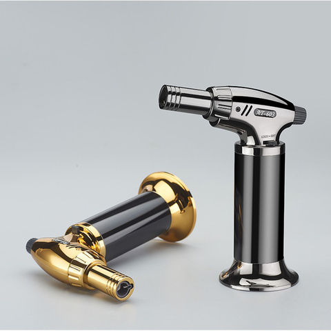 Mini Gas Torch Lighter Windproof Jet Flame Lighter With Key Chain ...